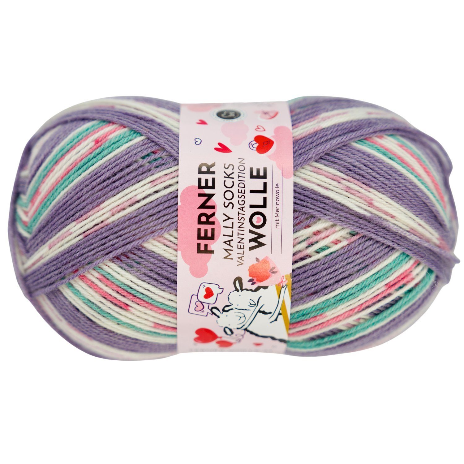 Ferner Wolle Ferner Mally Socks Valentinstagsedition 2024 Häkelwolle ...