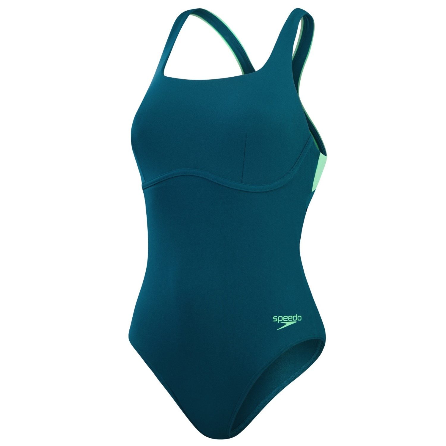 Speedo Badeanzug Flexband Badeanzug integriertem Schwimm-BH, Monokini ...