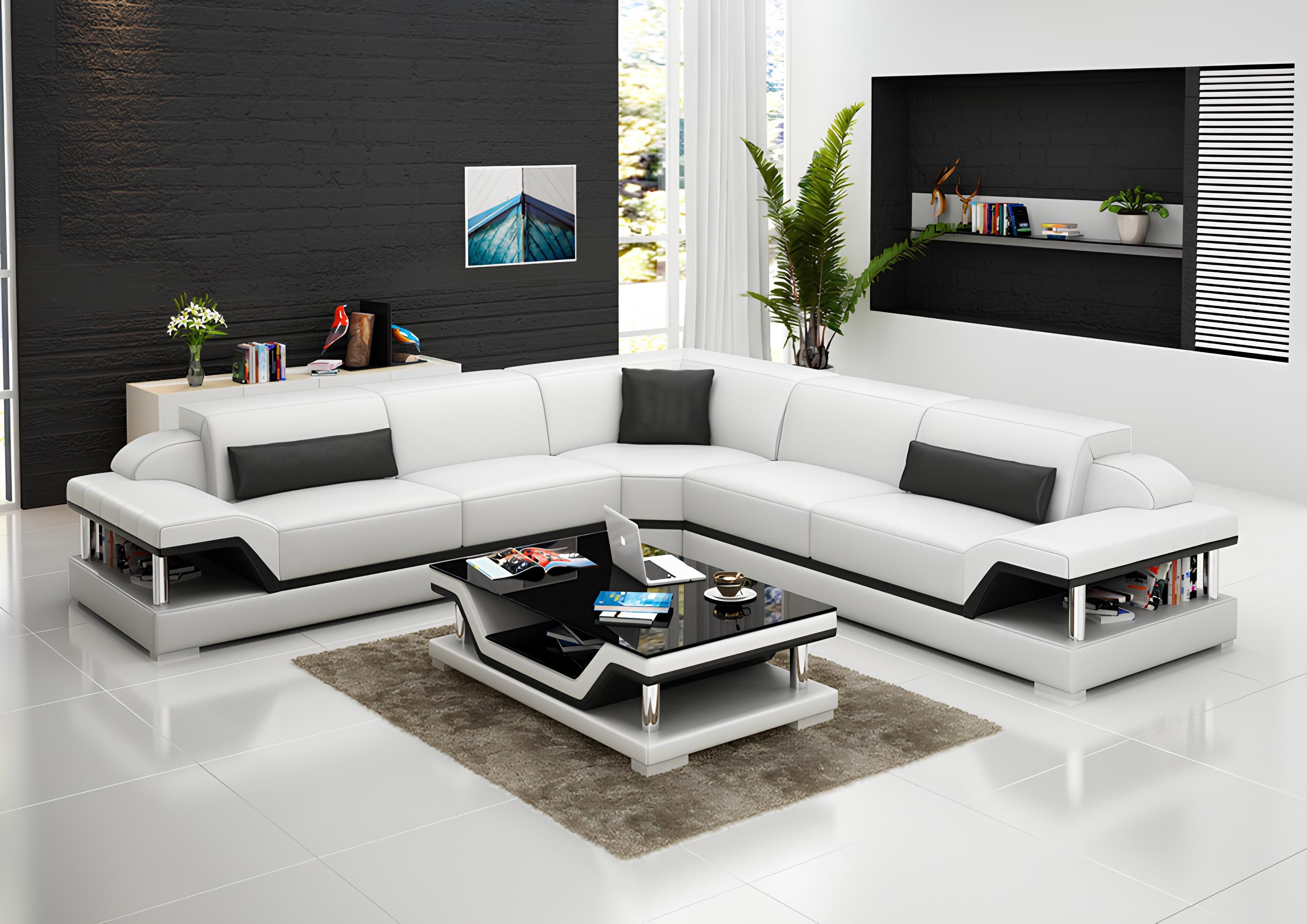 Xlmoebel Ecksofa Ledersofa Eckcouch Wohnlandschaft Ecksofa Eckgarnitur ...