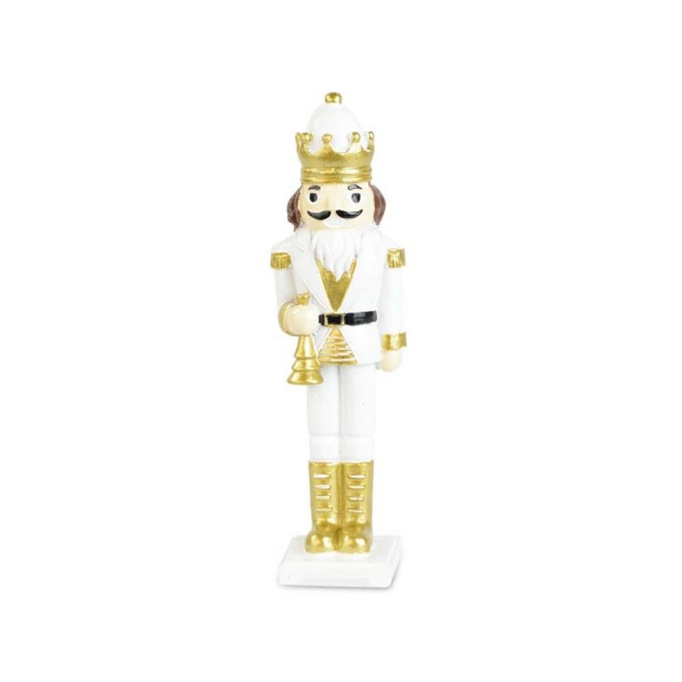 Riffelmacher And Weinberger Nussknacker Deko 15 Cm Weiß Gold