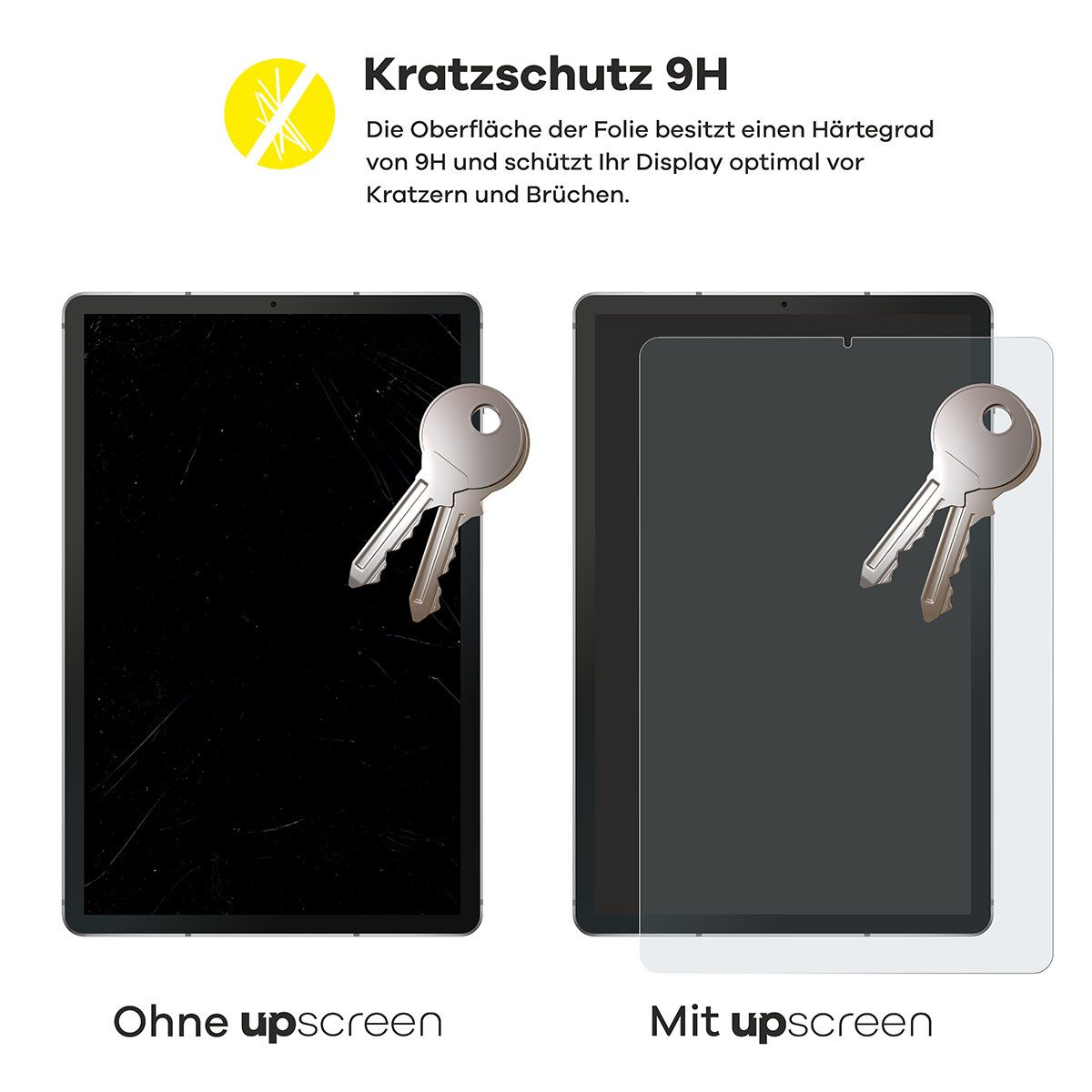 upscreen Displayschutzglas Folie für WOREGOO M283-EEA 10.1 ...