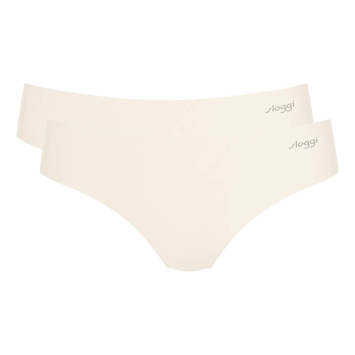 sloggi String Damen Tanga - Zero Feel EX, 2er Pack, Mikrofaser