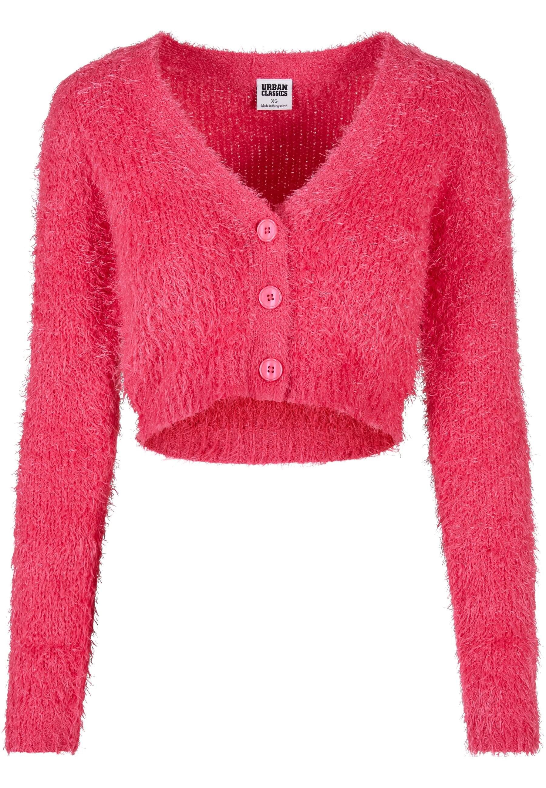 Urban Classics Strickjacke Urban Classics Damen Ladies Cropped Feather