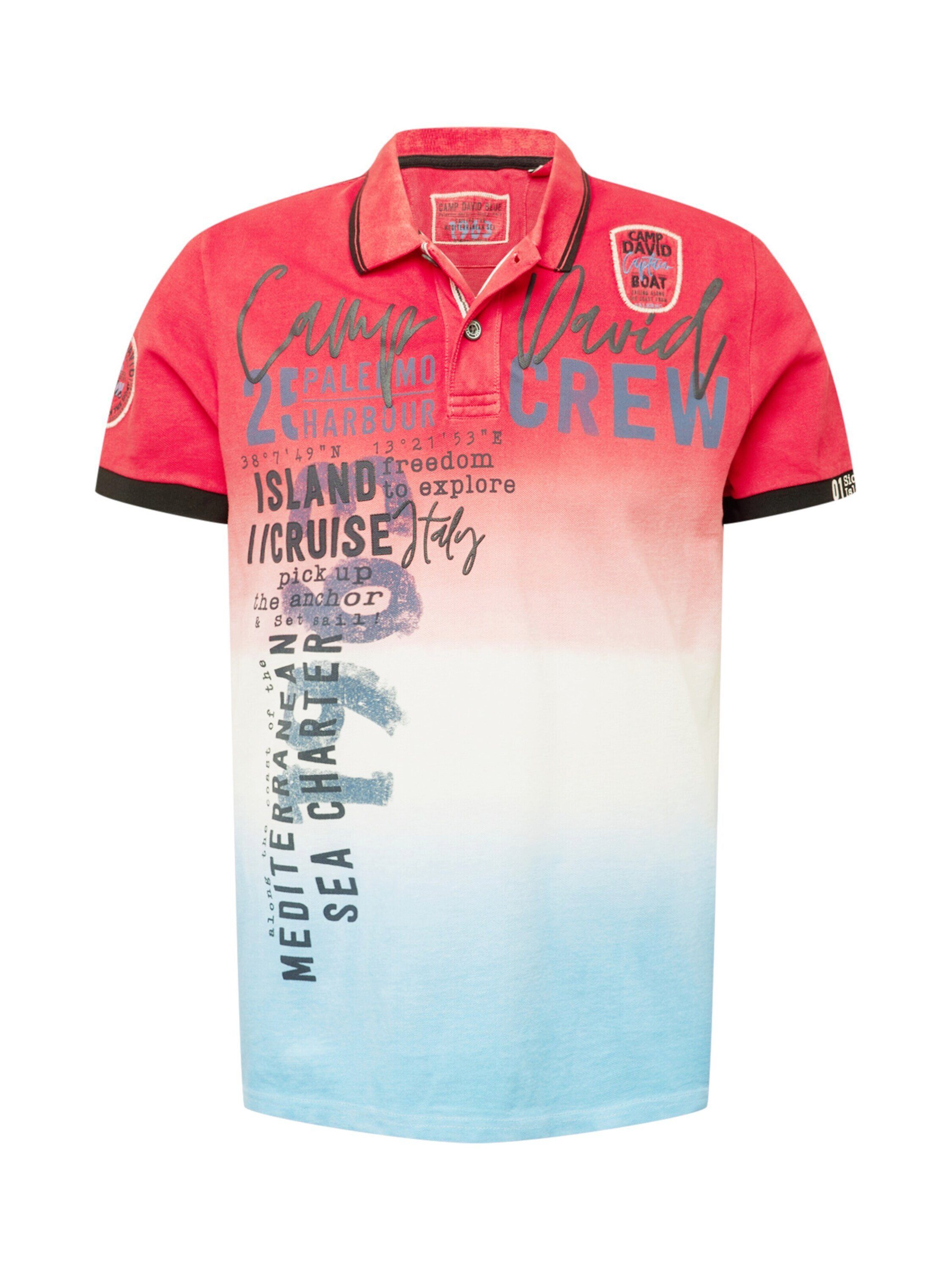 CAMP DAVID T-Shirt (1-tlg), All-Over-Muster