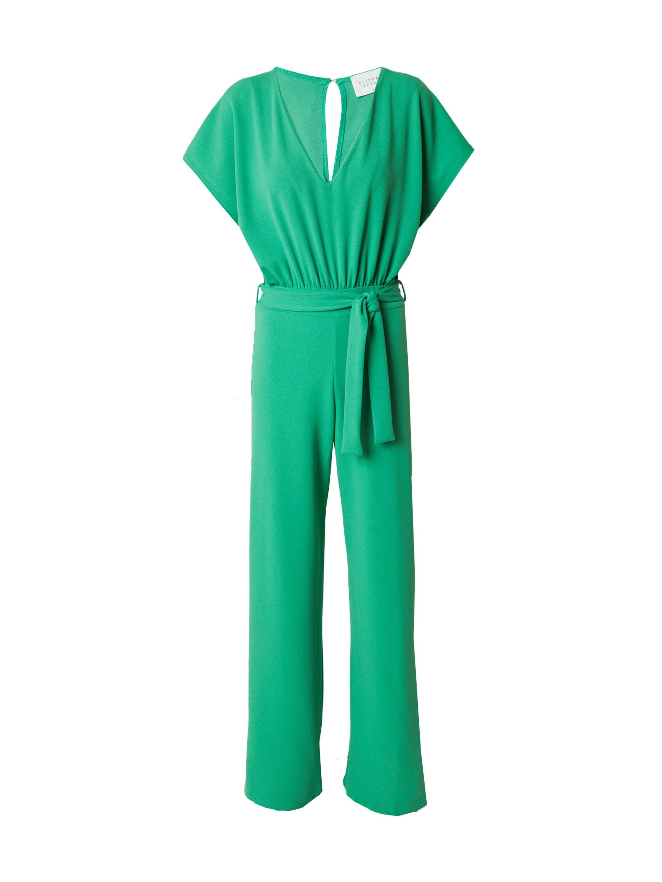 Sisters Point Jumpsuit 1 Tlg Drapiertgerafft Fließender Stoff