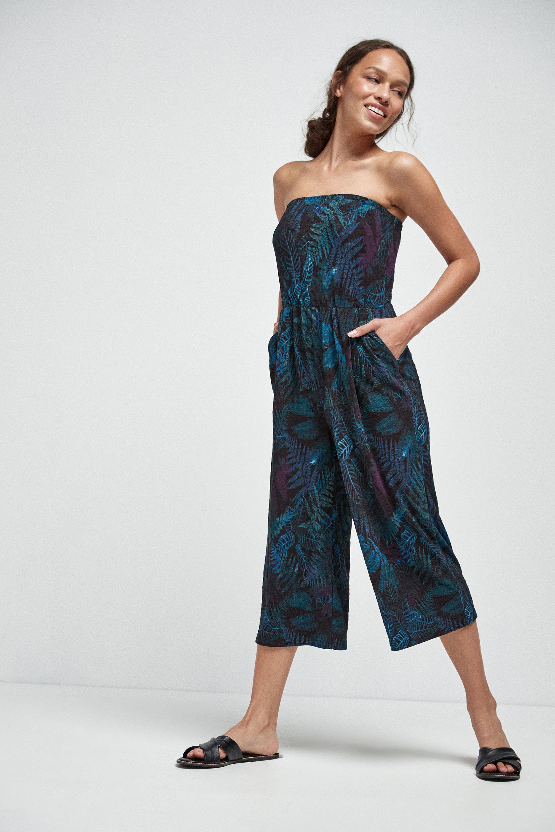 Next Jumpsuit Trägerloser Gekräuselter Overall 1 Tlg Online Kaufen