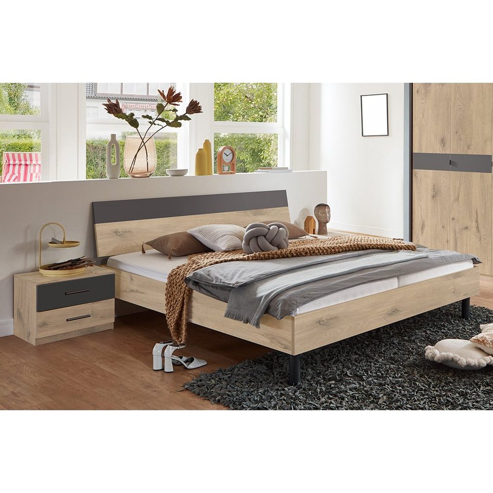 Lomadox Schlafzimmer Set Bradford 43 Spar Set 3 St Bett 180x200cm