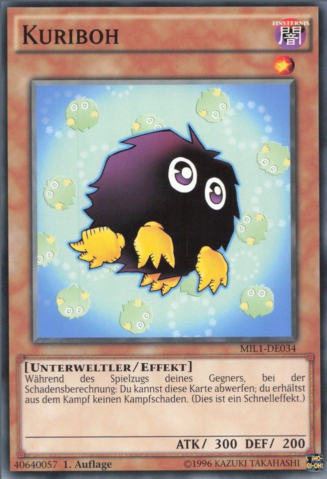 Recollectibles Sammelkarte Yugioh Karte Kuriboh Deutsch Yu Gi Oh