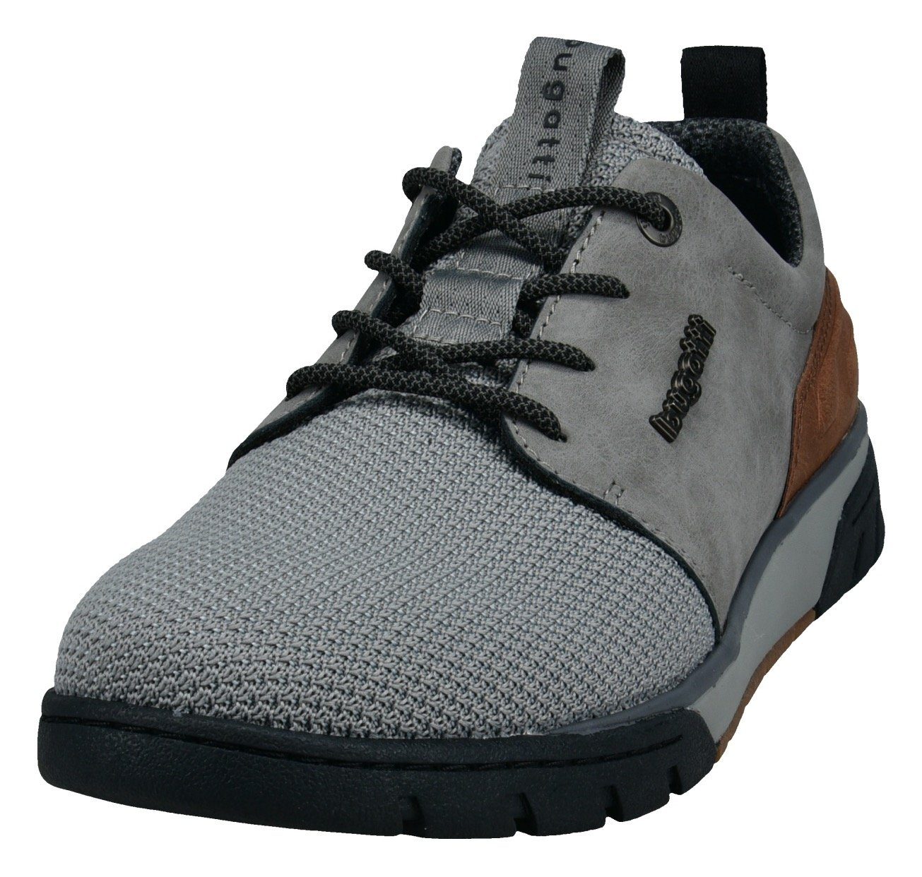 bugatti Sneaker mit Label und Kontrastbesatz, Freizeitschuh, Halbschuh, Schnürschuh ...