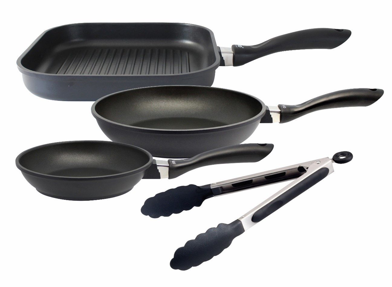 Elo Pfannen Set Alucast 4 Teilig Aluminiumguss Set 4 Tlg Je 1