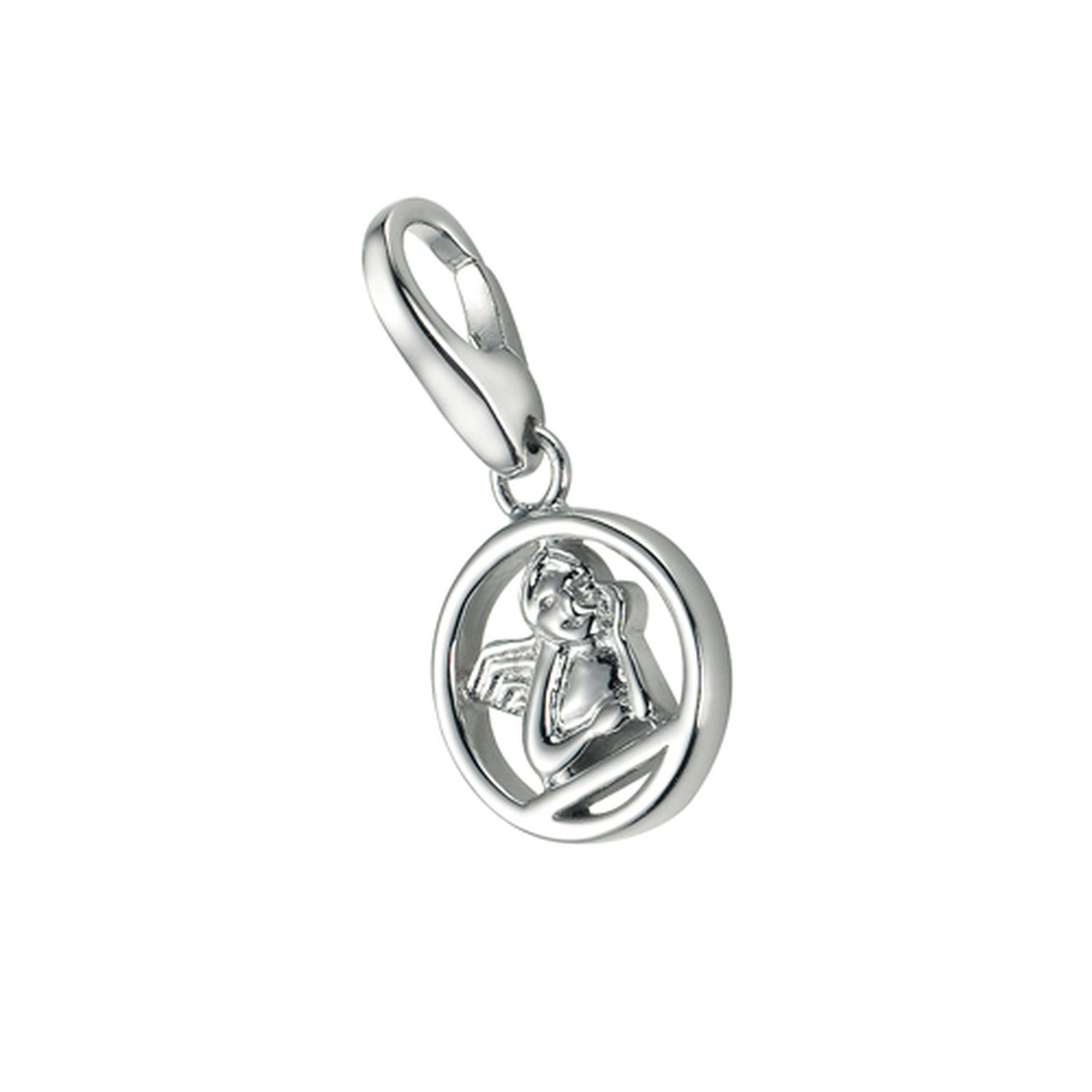 GIORGIO MARTELLO MILANO Charm Engel rund mit Engel, Silber 925