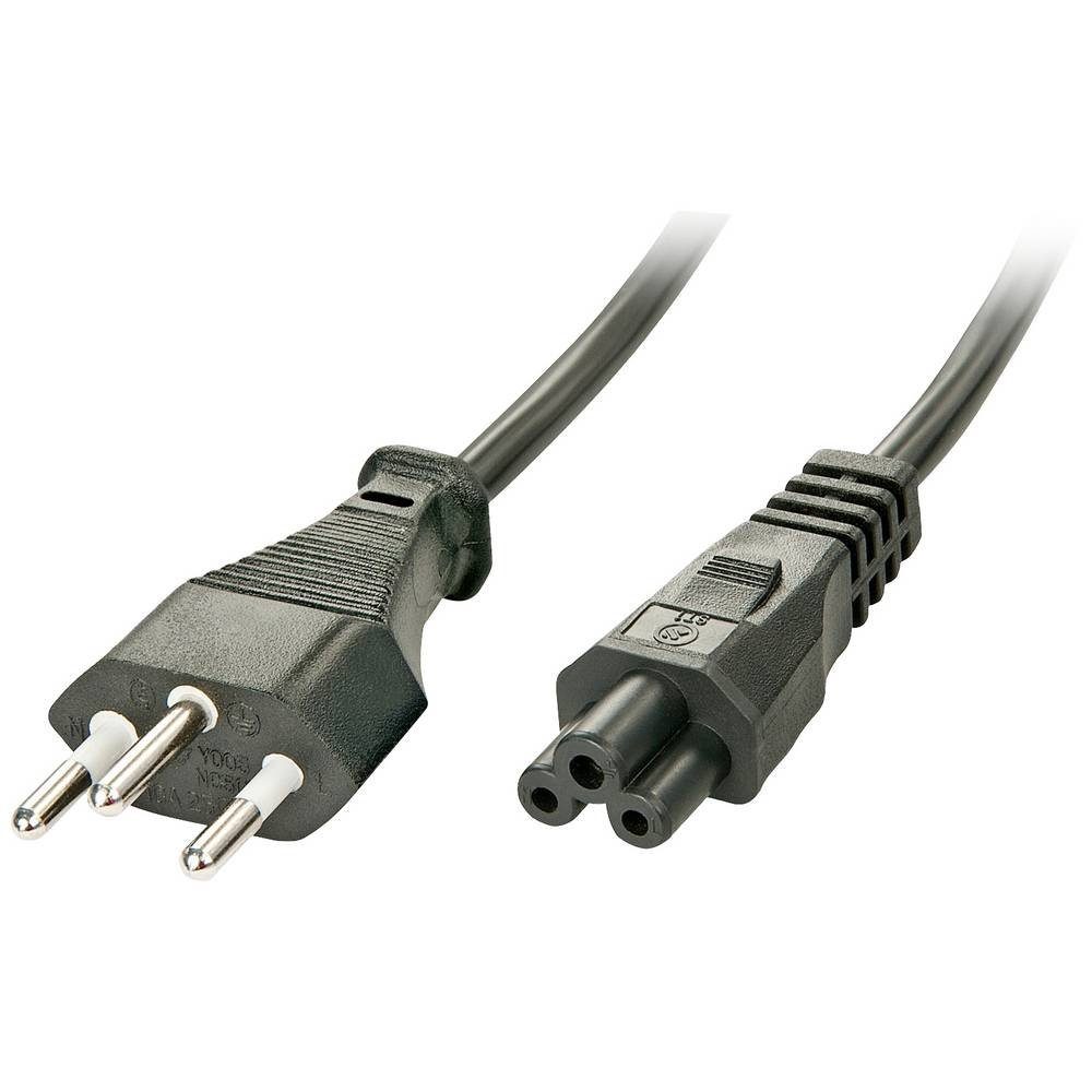 Lindy Stromkabel 2 m C5-Koppler Computer-Kabel