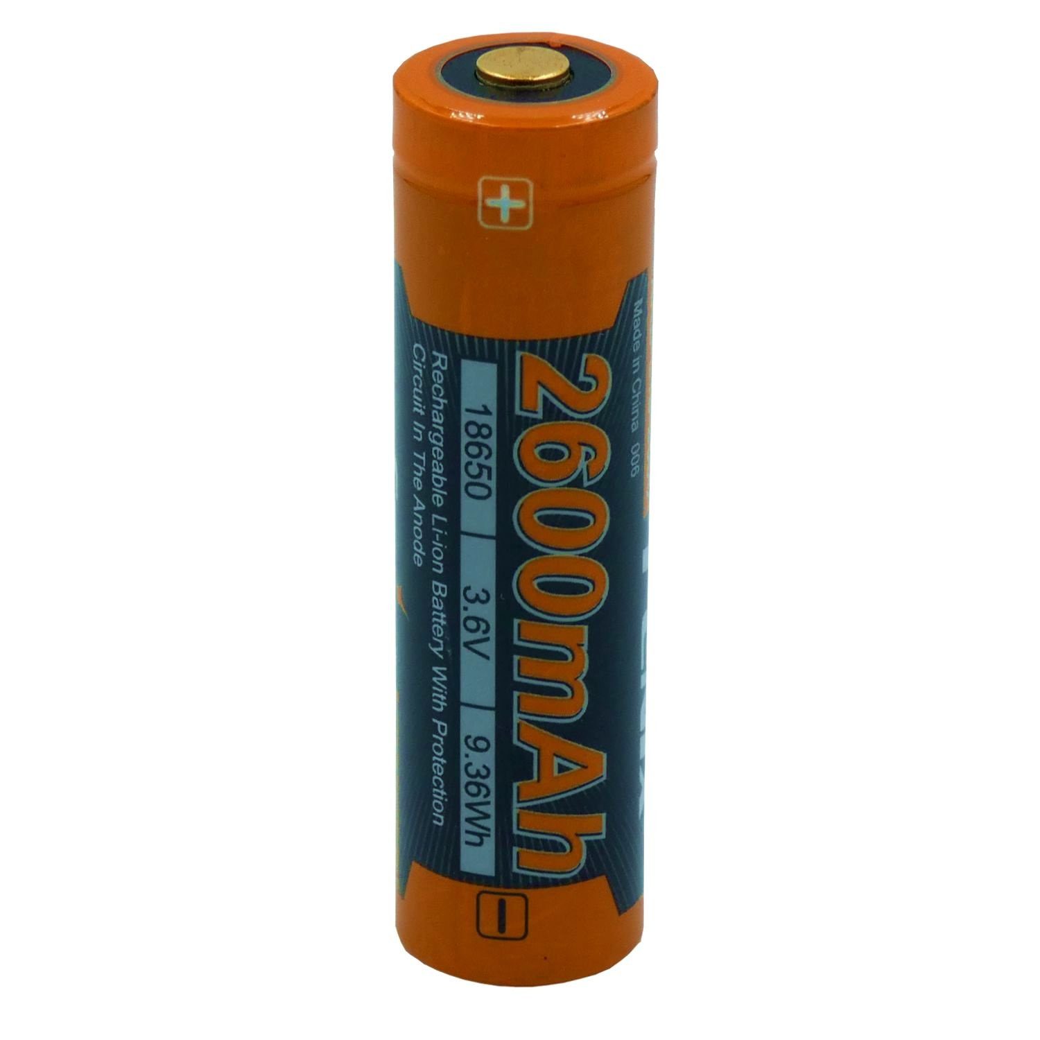 Fenix Fenix ARB-L18-2600 18650 LiIon Akku geschützt 2600mAh Akku Fenix ...