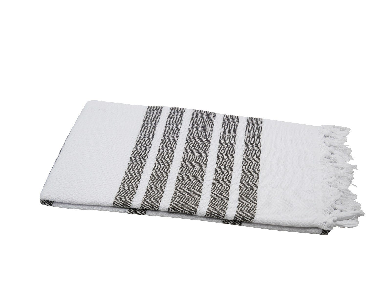 my Hamam Hamamtücher Saunatuch Hamamtuch XL, 95x210 cm, Fisch Style, Baumwolle (1-St), weich und ...