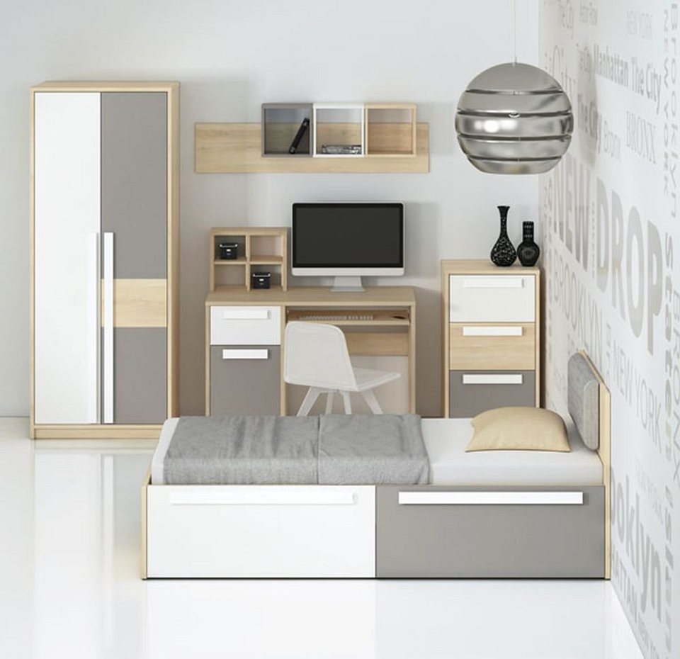 Feldmann Wohnen Jugendzimmer Set Drop Set 1 Kleiderschrank 1
