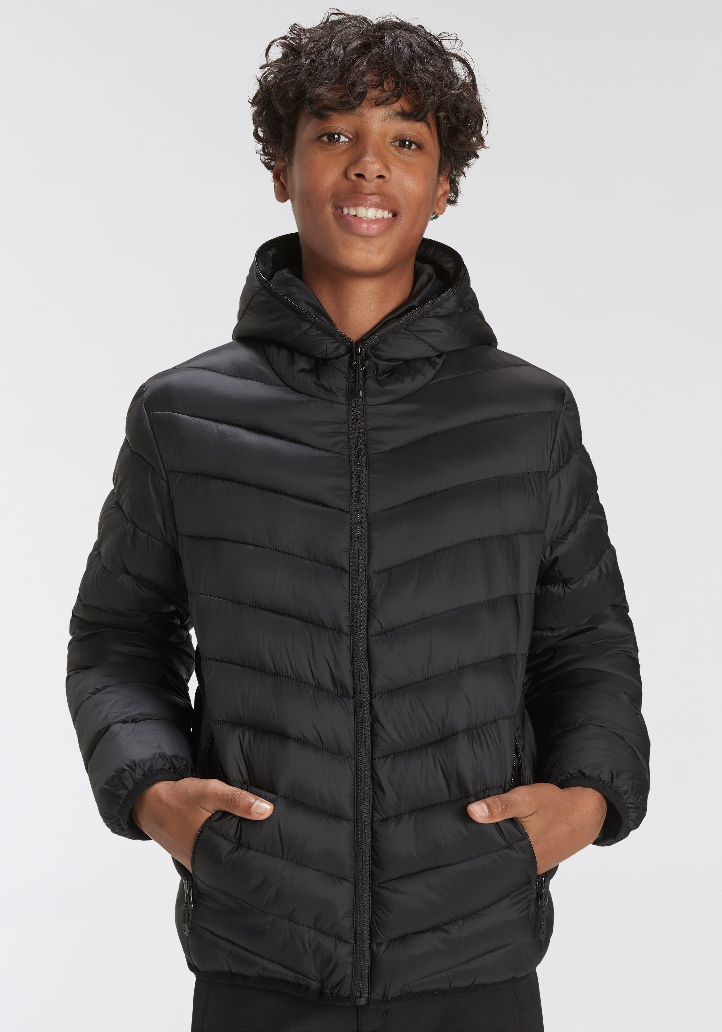 Icepeak Funktionsjacke Penig Jr Für Kinder Mit Kontrastfarbenem