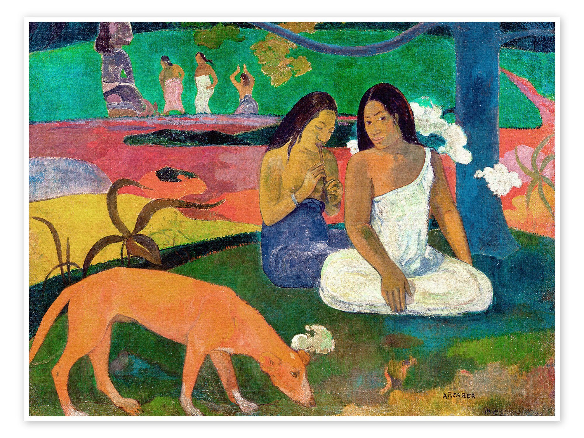 Posterlounge Poster Paul Gauguin Arearea Malerei
