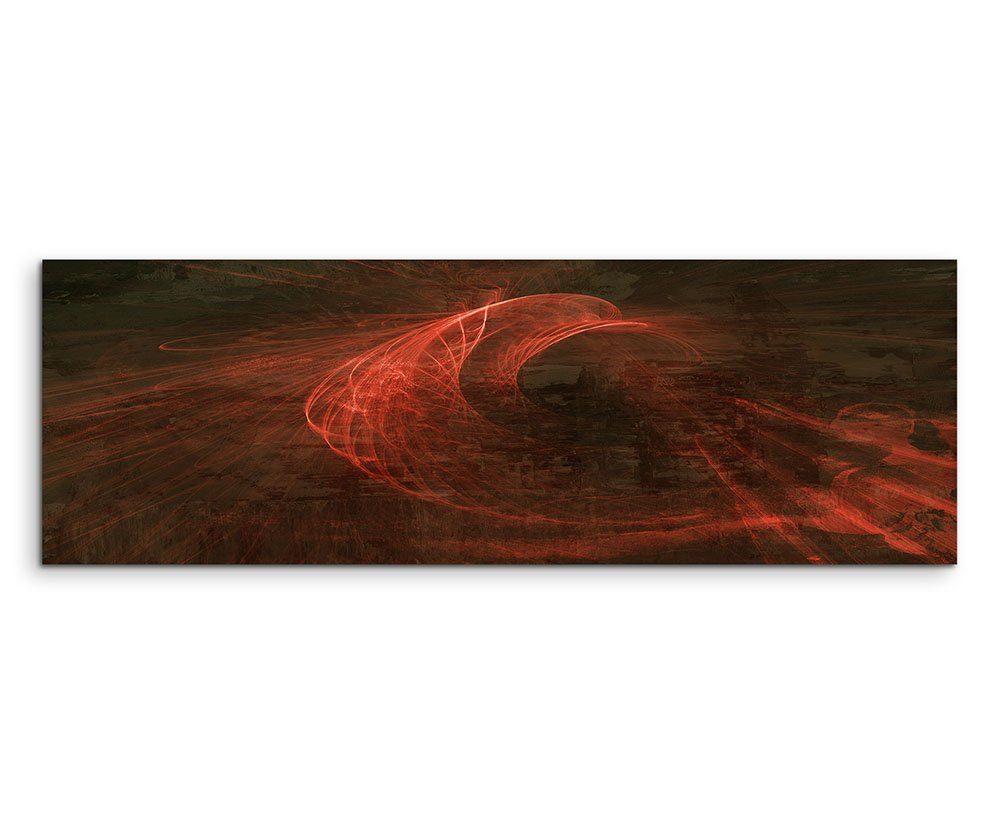Sinus Art Leinwandbild Abstraktes Panoramabild 1266 150x50cm