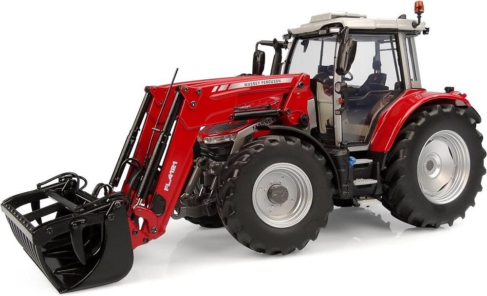 Universal Hobbies Modelltraktor Universal Hobbies Traktor Massey Ferguson 5S.115 mit FL.4121 ...