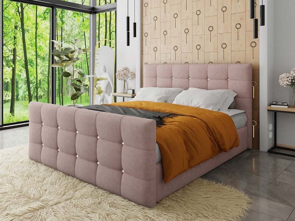Mirjan24 Boxspringbett Palus Matratze Und Topper Continentalbett Mit