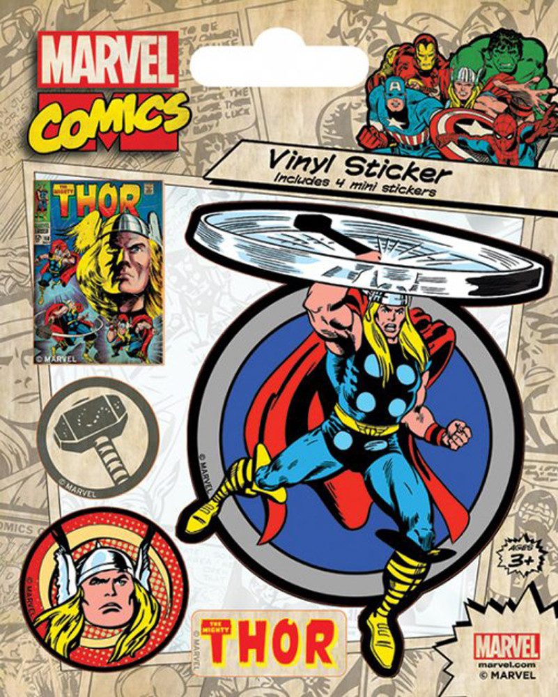 Sticker Marvel Comics - Sticker-Sets - Thor Retro