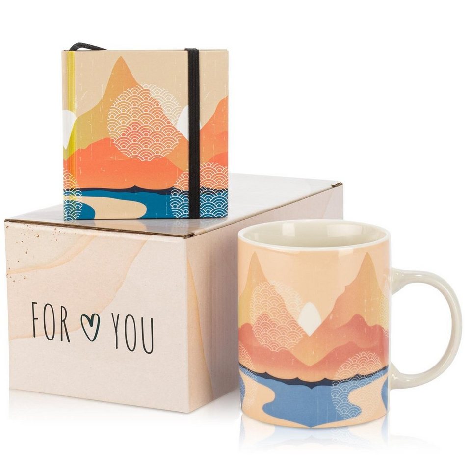 ILP Becher Geschenkset Notizheft & Becher, Geschenktasse in ... ILP Becher Geschenkset Notizheft & Becher, Geschenktasse in ...
