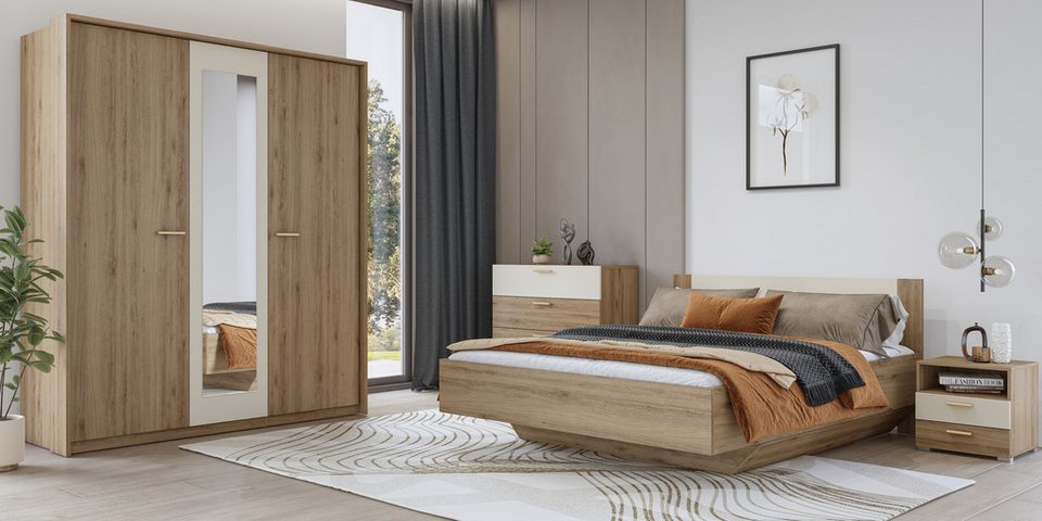 Home Affaire Bettgestell Bitry Breite 160 Bzw 180 Cm Moderner