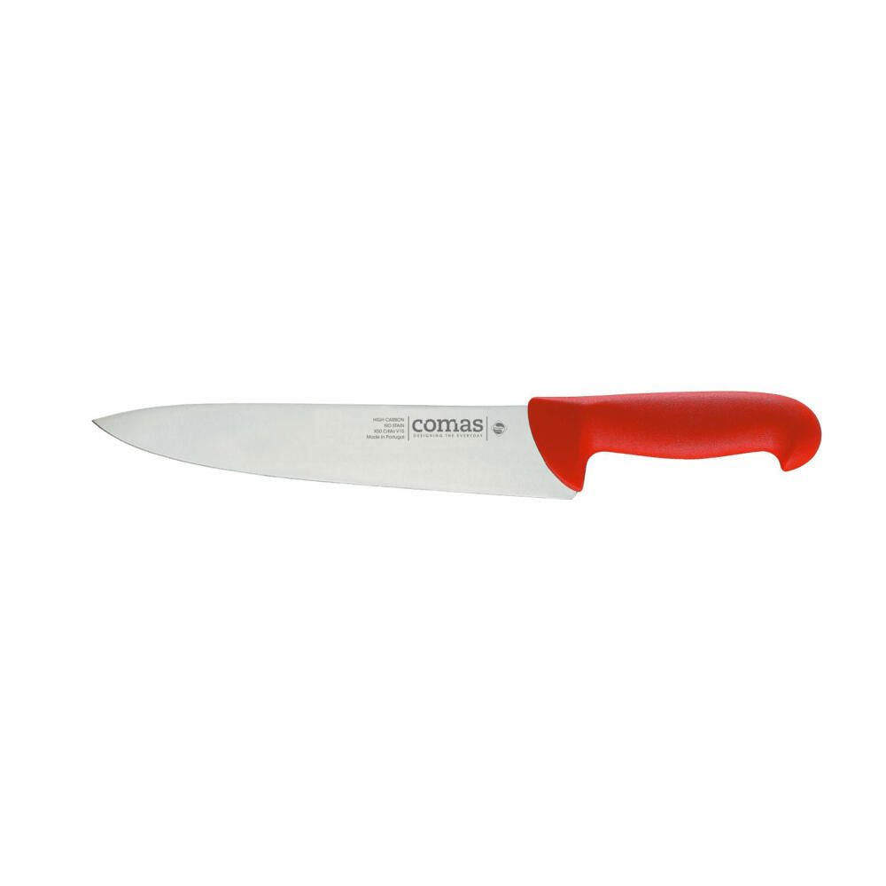 comas Kochmesser Carbon, Rot, 20 cm Klinge, Ergonomischer ...