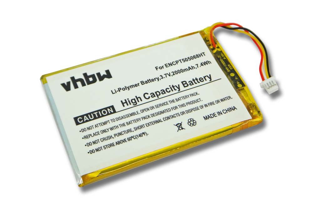 vhbw Akku Ersatz für Skygolf GPS0320MG051, ENCPT505068HT für Navigation Akku Akku Li-Polymer ...