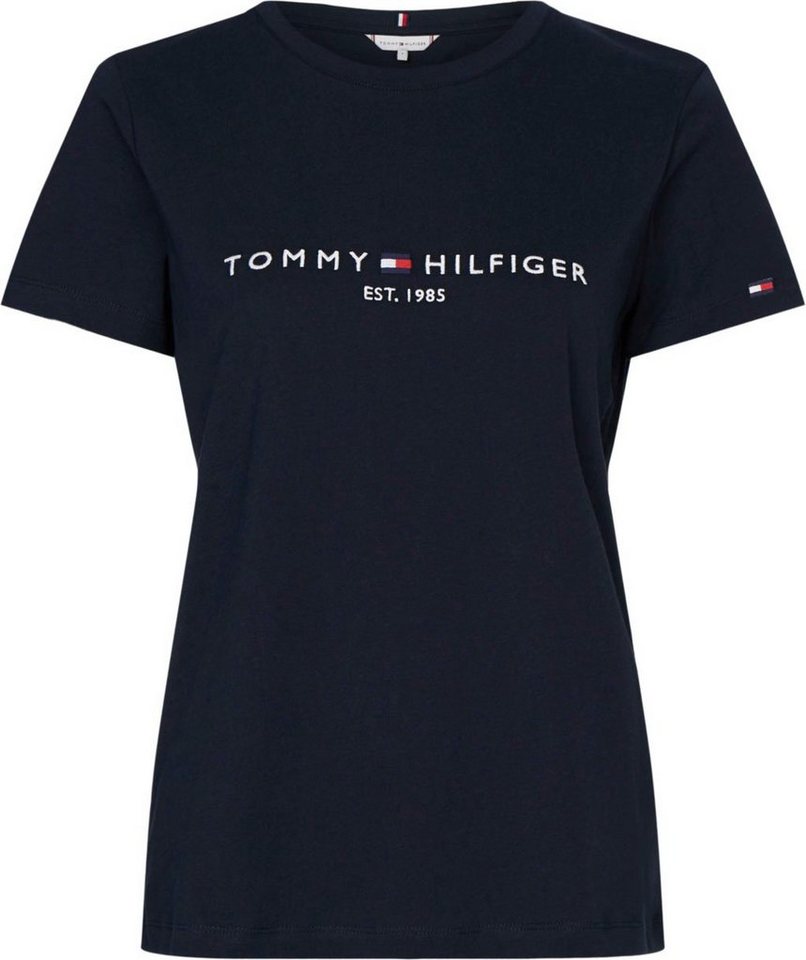 Tommy Hilfiger Curve Rundhalsshirt Crv Th Ess Hilfiger C Nk Tee Ss