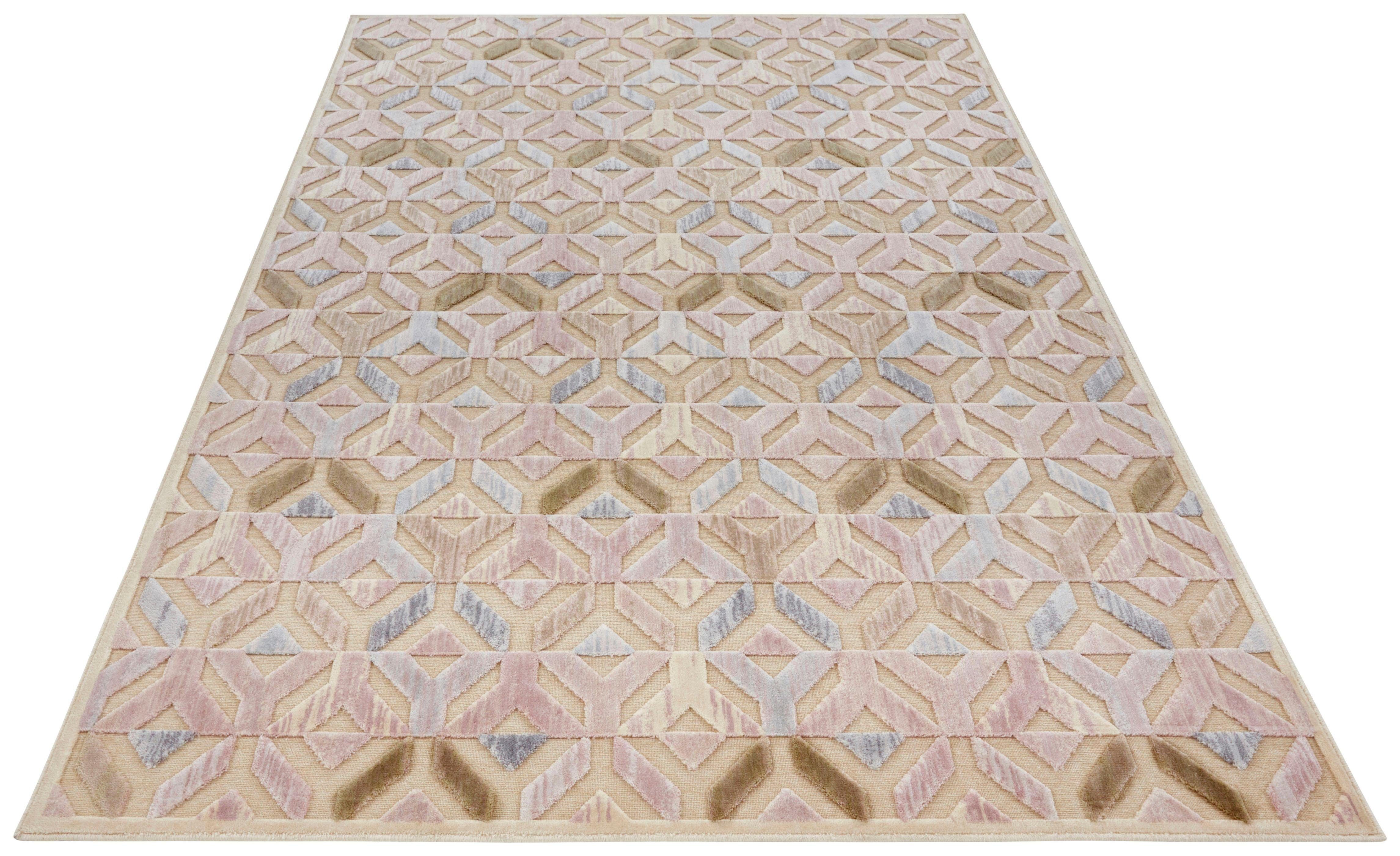 Teppich Vézère Elle Decoration Rechteckig Höhe 8 Mm Kurzflor