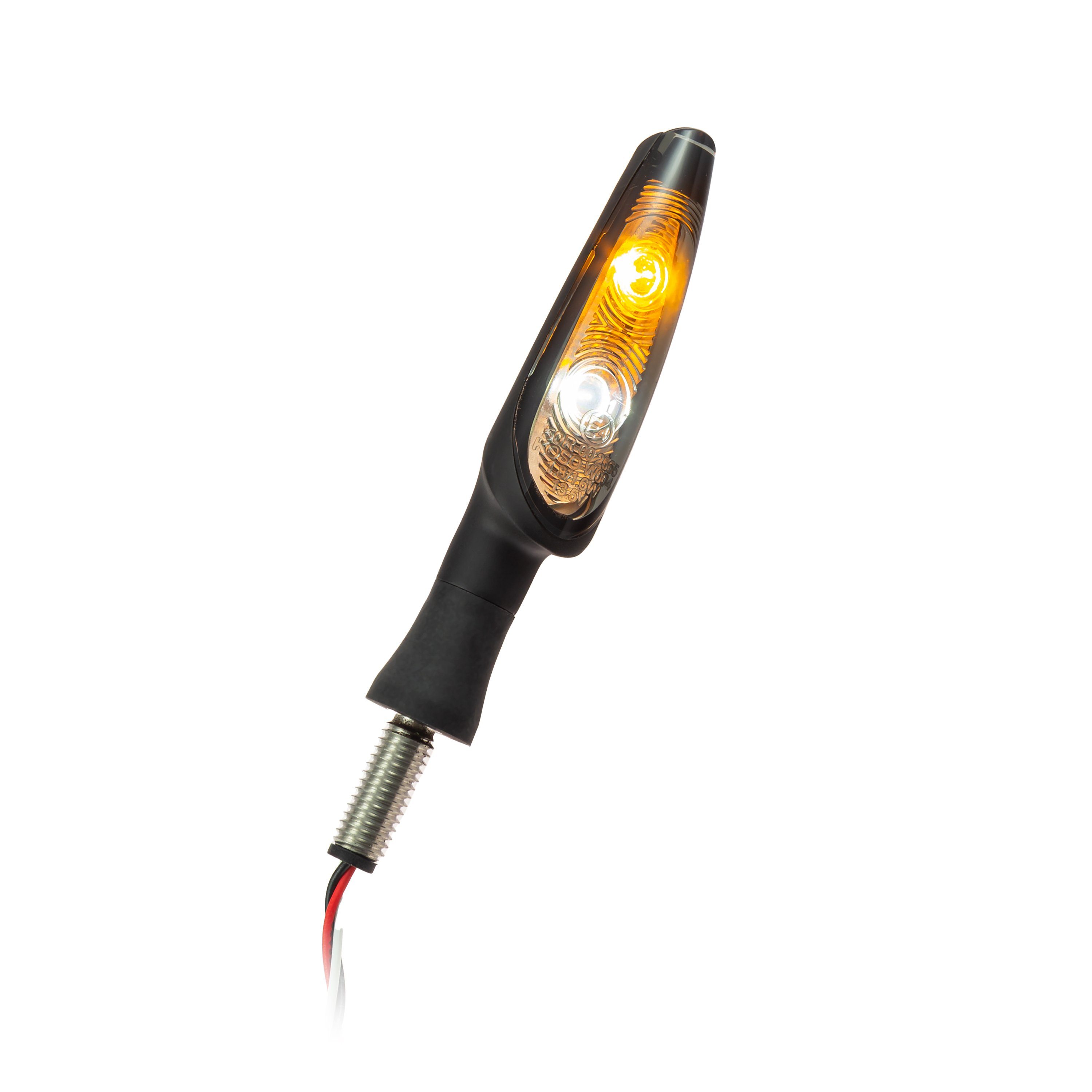 ZIEGER Blinker KOSO LED Blinker Infinity-F, schwarz
