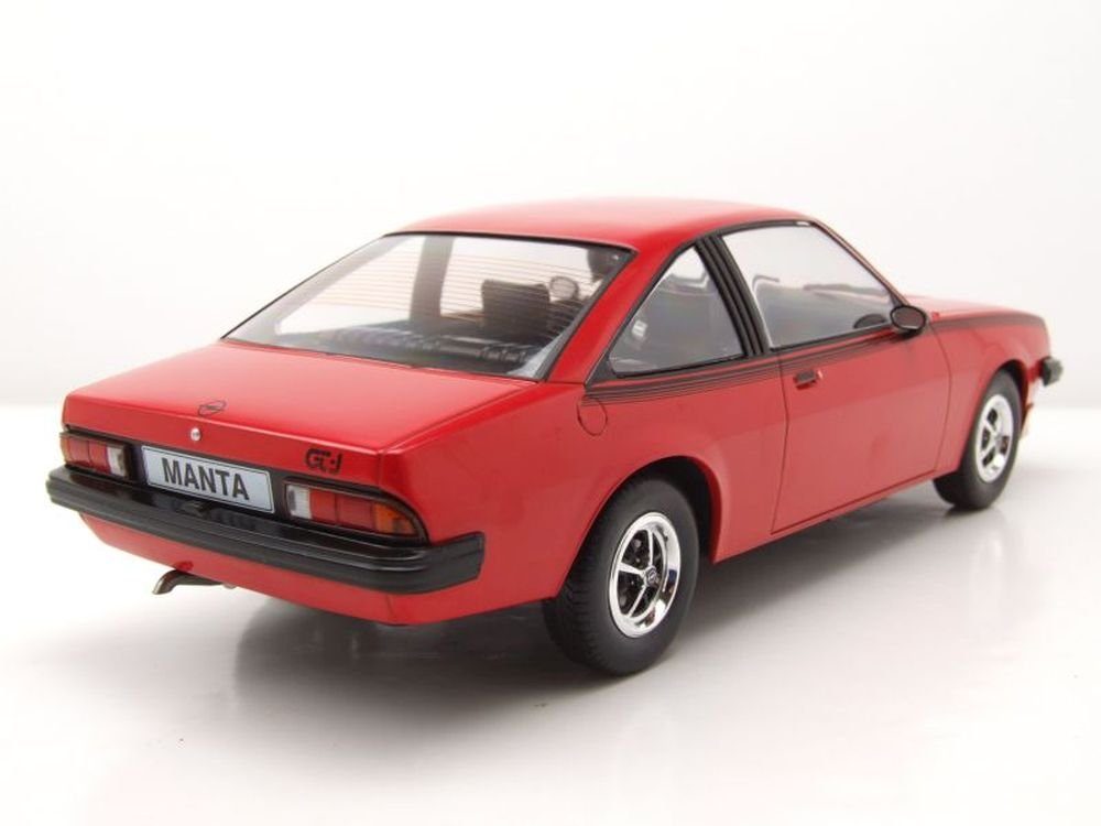 MCG Modellauto Opel Manta B GT/J 1980 rot Modellauto 1:18 MCG, Maßstab ...