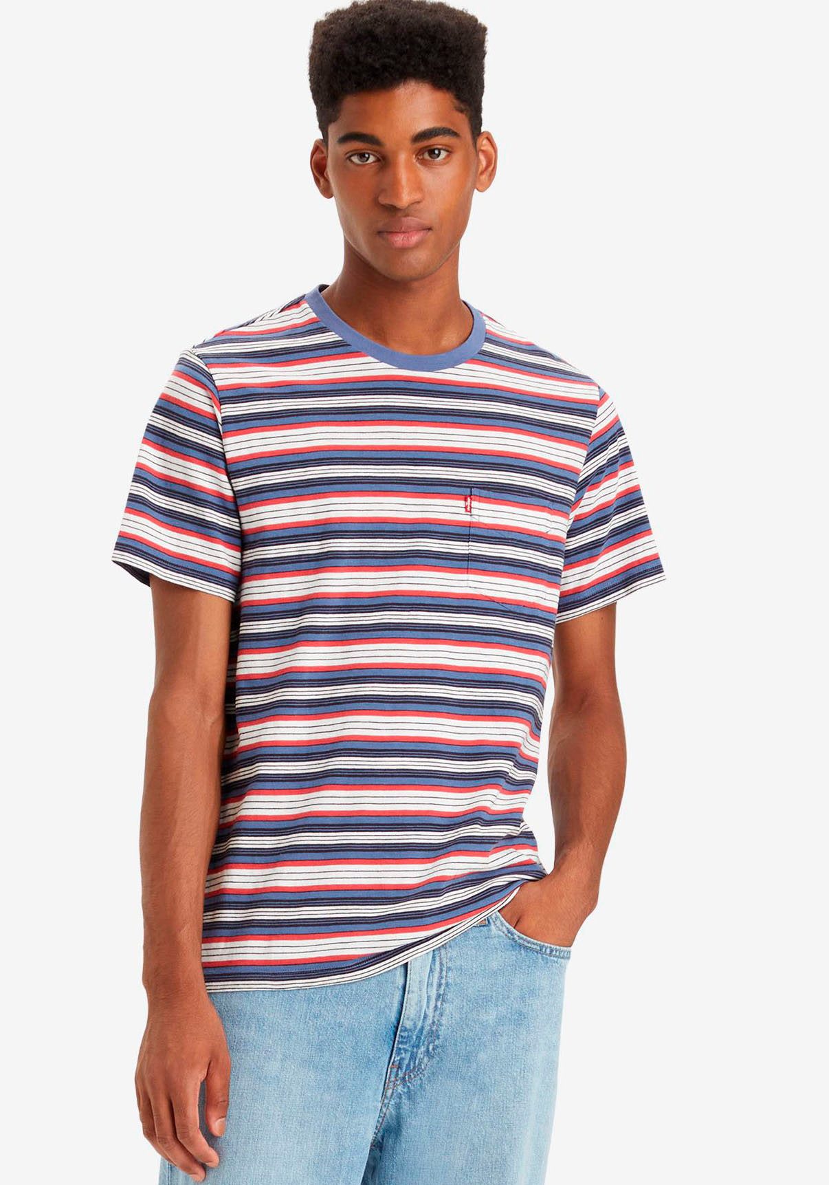 Levi's® T-Shirt CLASSIC POCKET TEE MULTI-COLOR, bunt