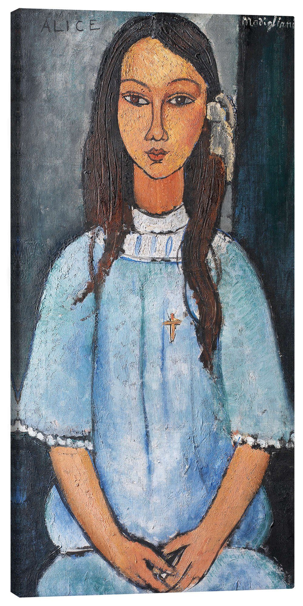 Posterlounge Leinwandbild Amedeo Modigliani Alice Malerei
