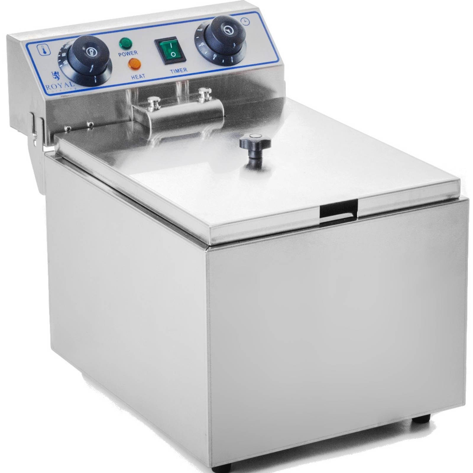 Royal Catering Fritteuse Fritteuse Edelstahl Gastronomie Elektro