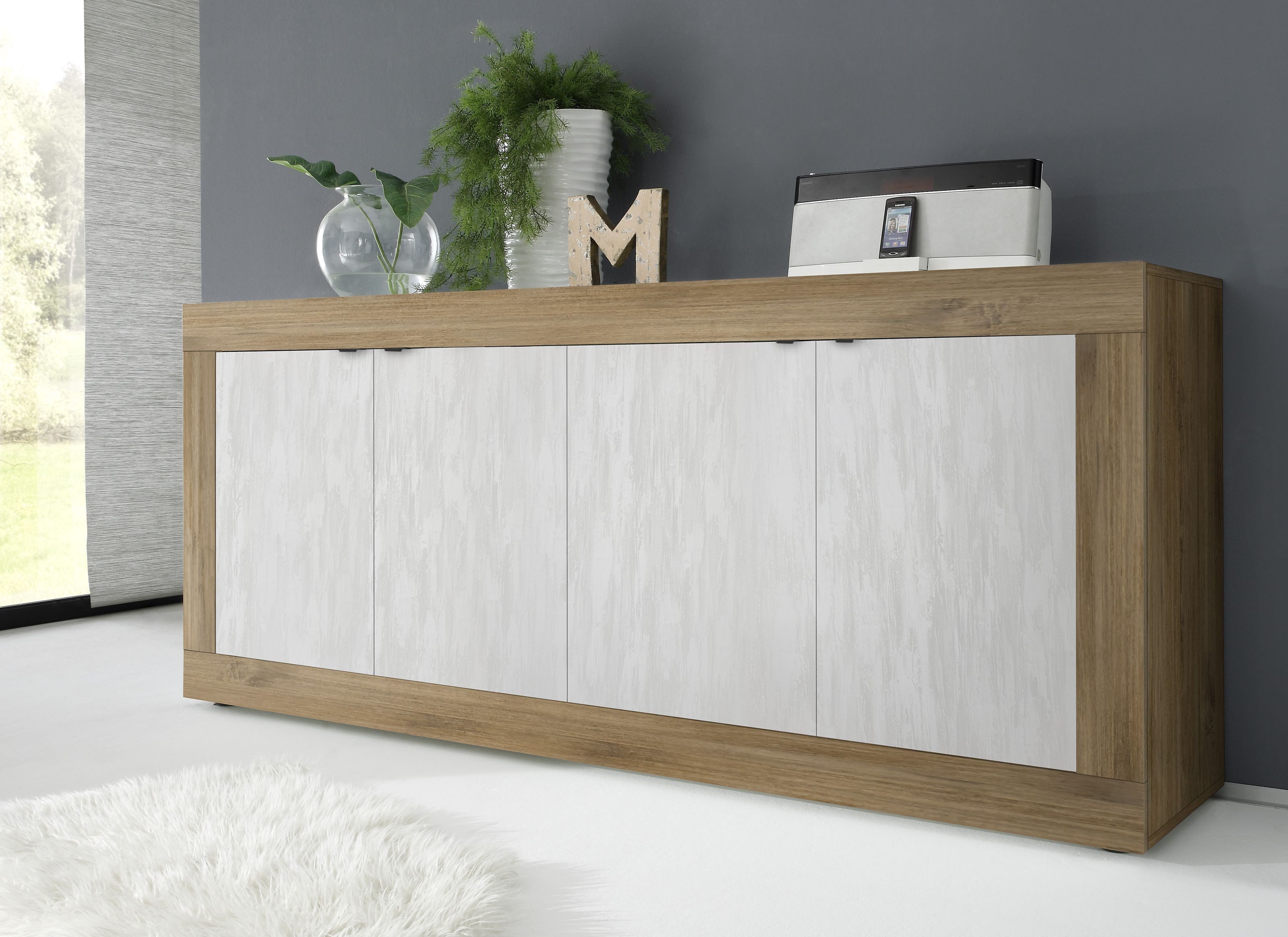 LC Mobili Sideboard 207 x 86 x 43 cm (B/H/T), Mercure Nachbildung ...