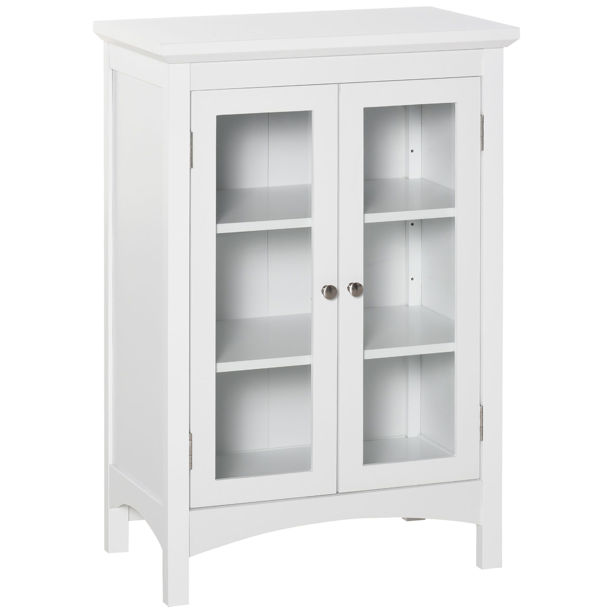 HOMCOM Highboard Sideboard, Stabile Konstruktion und hochwertige ...