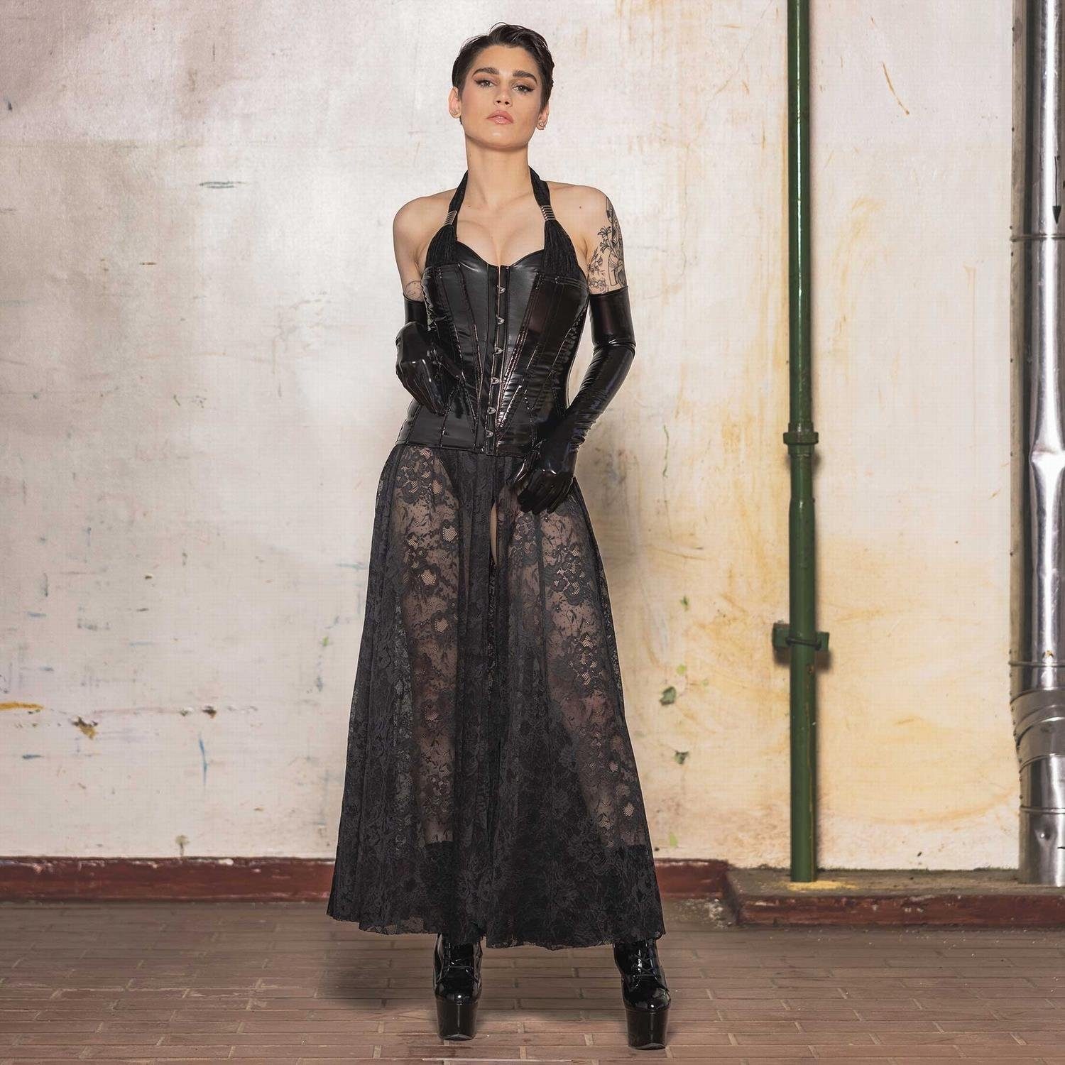 Patrice Catanzaro Bahnenrock Rock der O - aus Spitze S