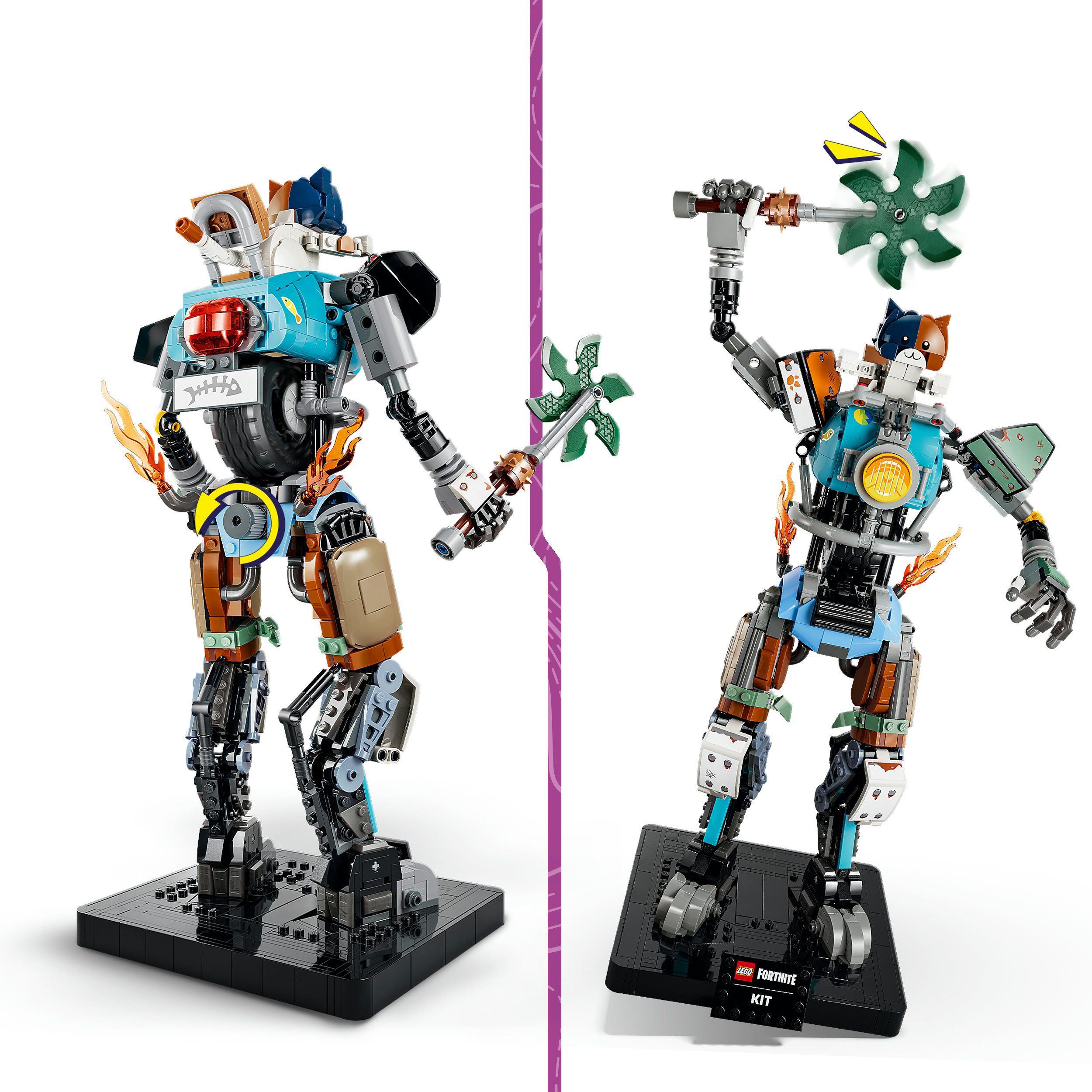 LEGO® KIT (77081), LEGO Fortnite Konstruktionsspielsteine, (1230 St ...