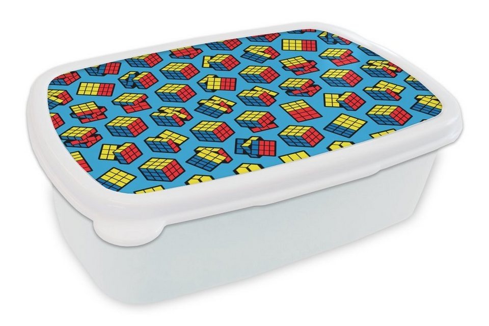 Muchowow Lunchbox Muster Rubiks Cube Cubepatrone Jungen Kinder