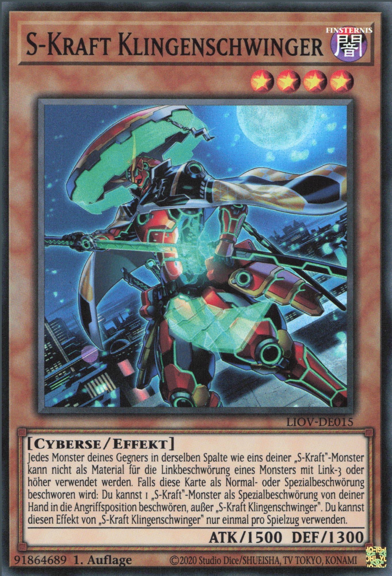 Recollectibles Sammelkarte Yugioh Karte S Kraft Klingenschwinger