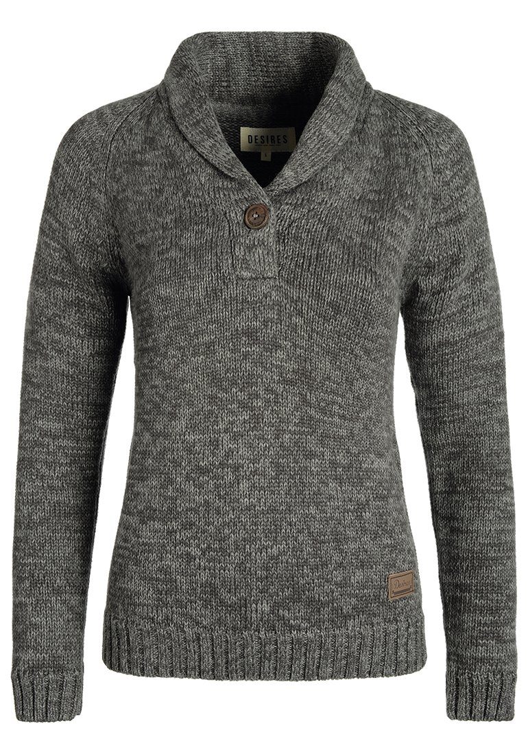 DESIRES Strickpullover 0 Cardigan mit Schalkragen