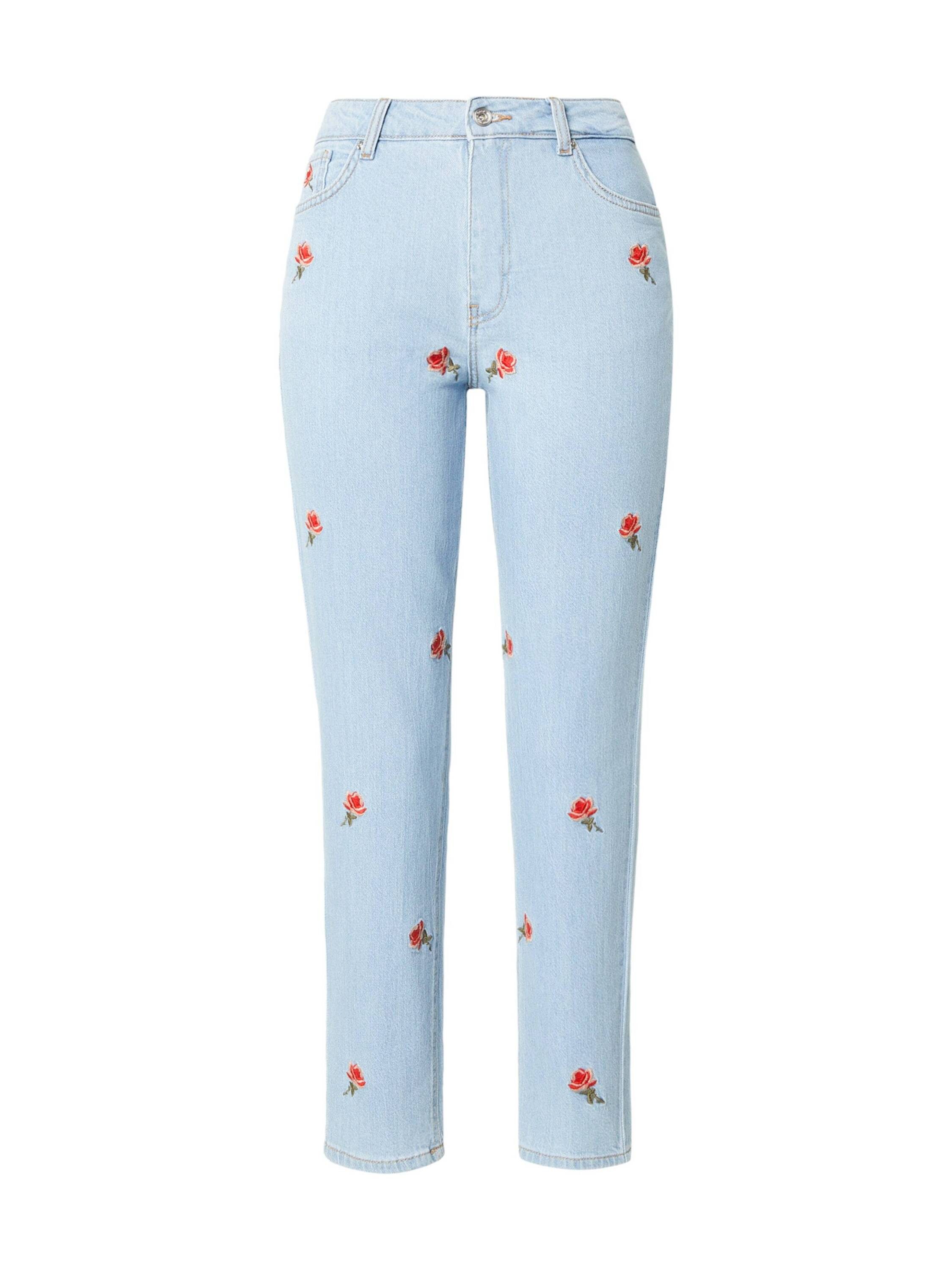 ONLY 7/8-Jeans ONLINC (1-tlg) Stickerei, 5-Pocket-Style