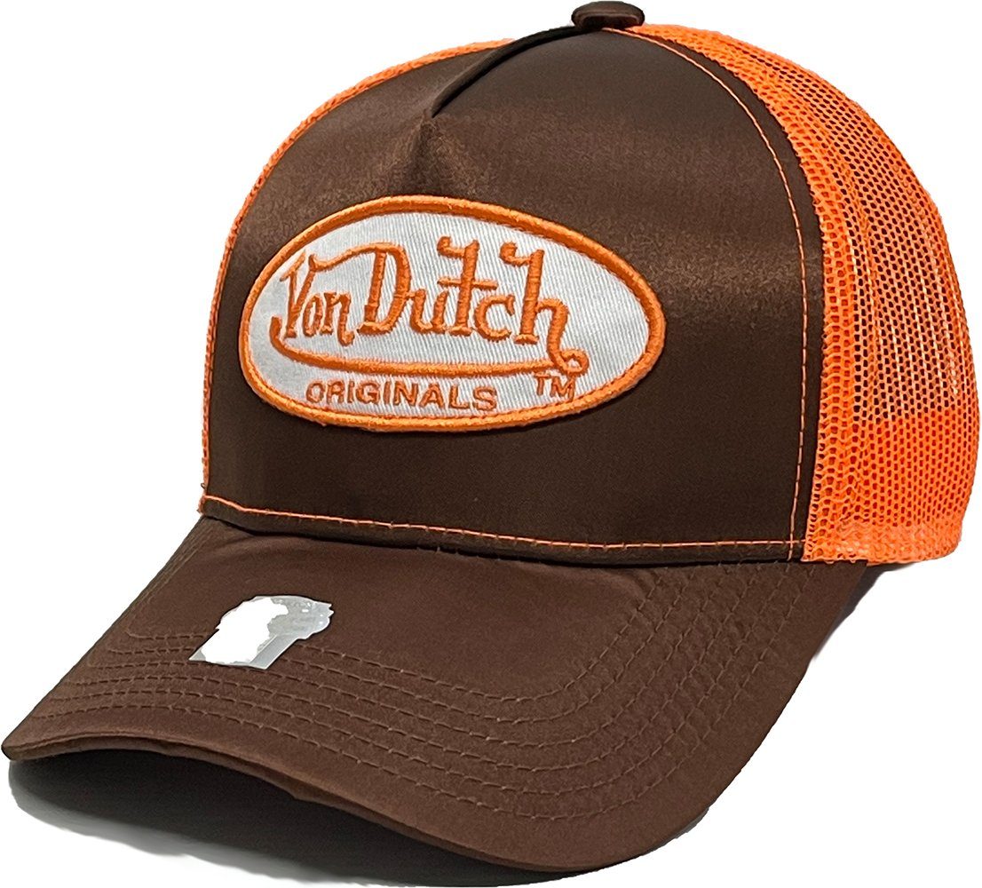 Von Dutch Trucker Cap Von Dutch Trucker Cap Braun Orange Brown/Orange