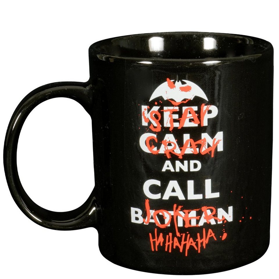 United Labels® Tasse Dc Comics Tasse Batman Keep Calm And Call Batman