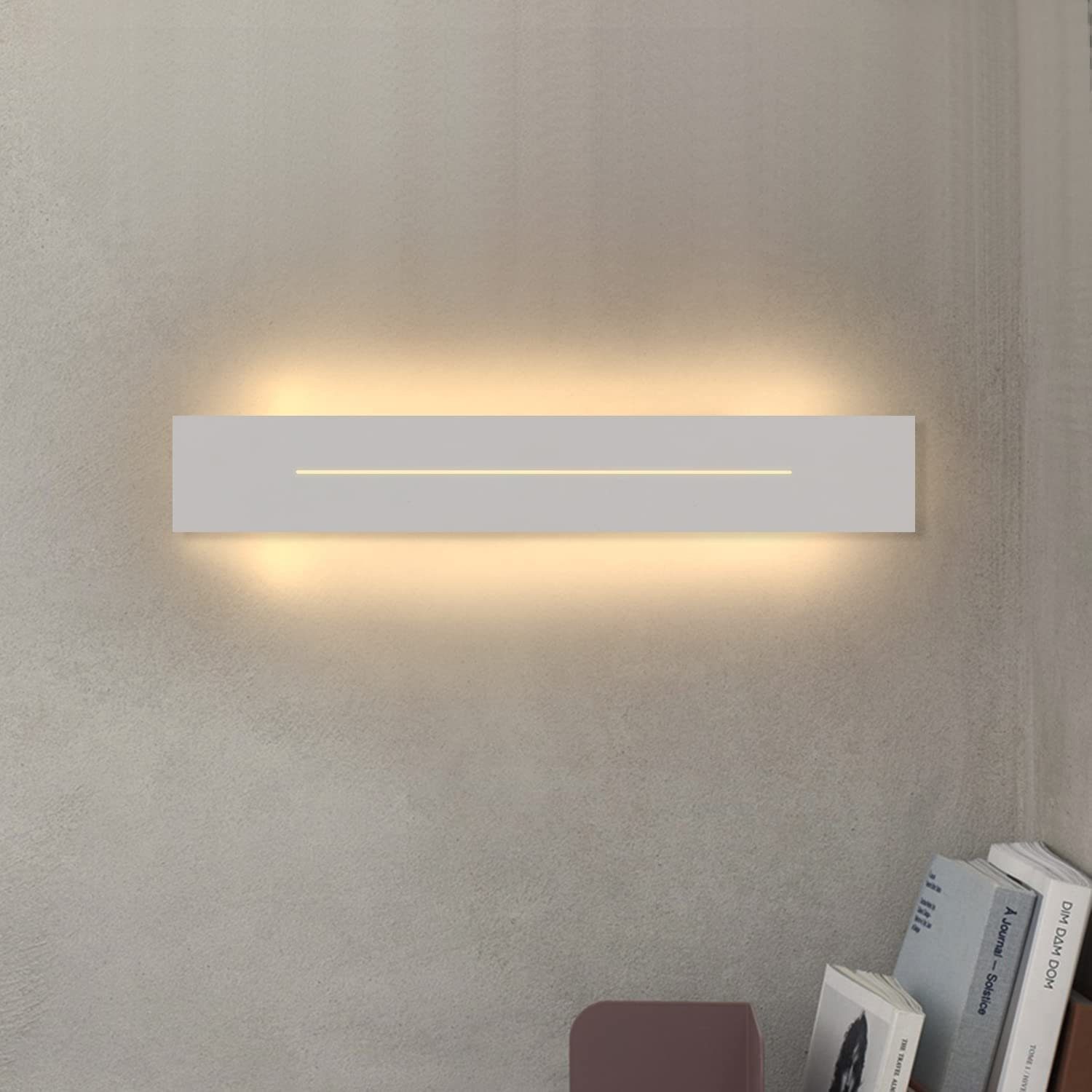 Nettlife Led Wandleuchte Innen 1006030cm Schwarz Modern Wandlampe