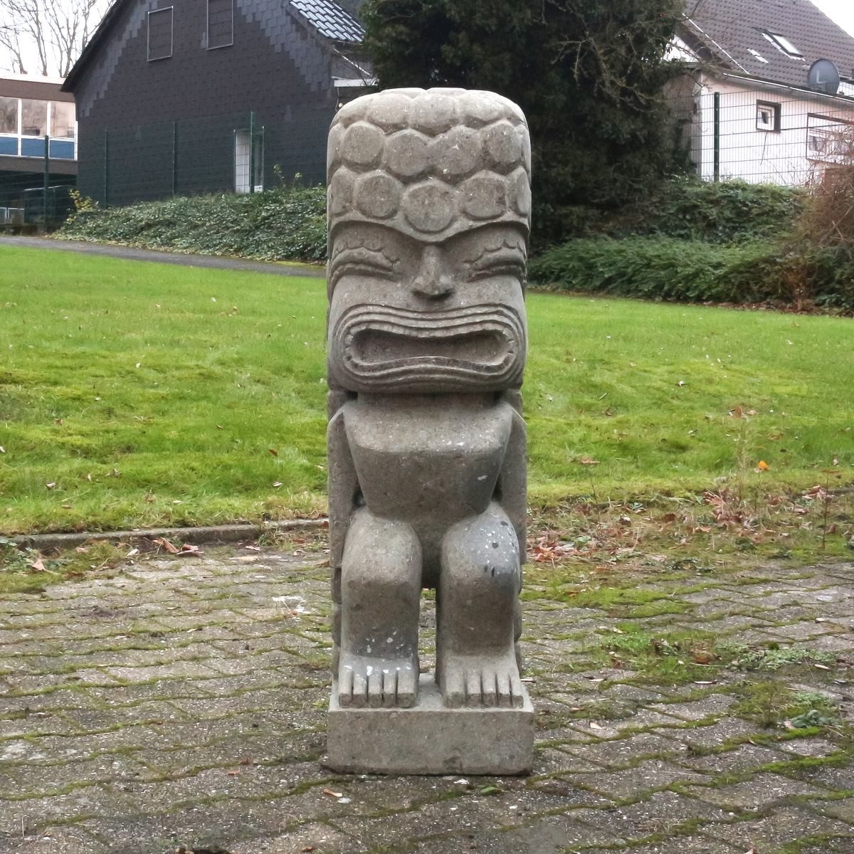Oriental Galerie Dekofigur Xxl Tiki Garten Skulptur Massiv 100 Cm 1 St