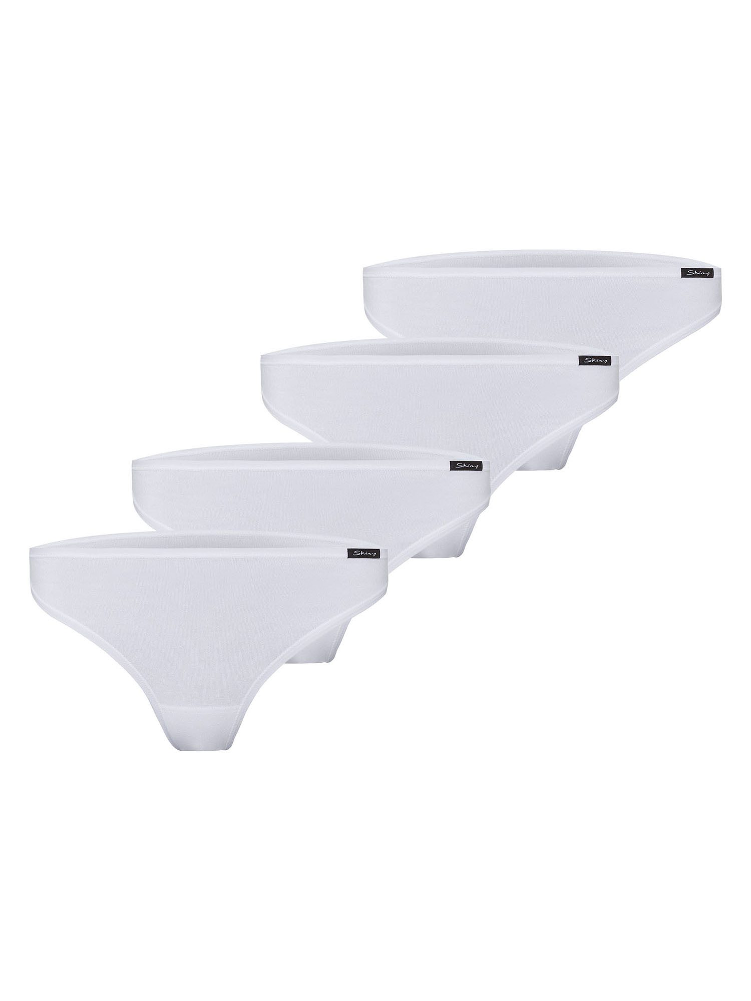 Skiny String Cotton Advantage (4-St) String Slip, Tanga, Mini String