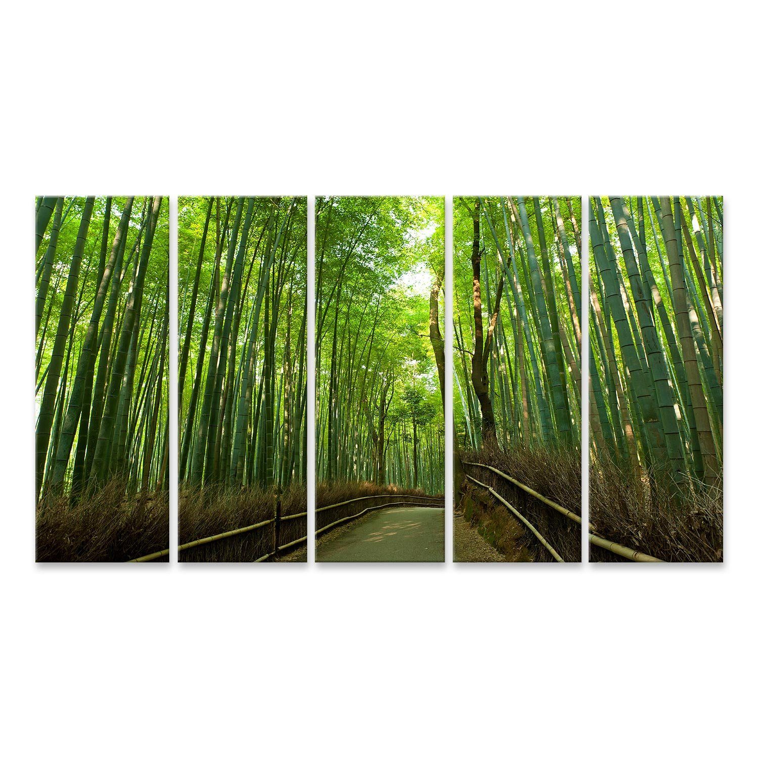 islandburner Leinwandbild Bild auf Leinwand Berühmter hain in Arashiyama Kyoto Japan Wandbild Po